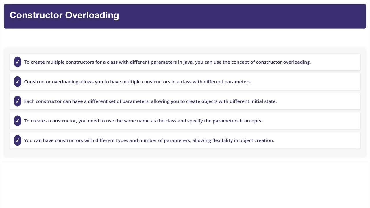 Constructor In Java - Understanding Object Initialization - YouTube