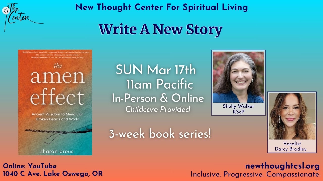 Write A New Story with Shelly Walker, RScP & Ministerial Student ...