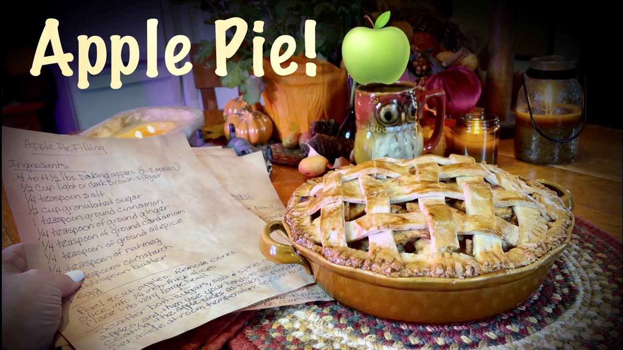 ASMR Apple Pie from scratch! (SOFT SPOKEN) Bake with Rebecca! Delicious ...