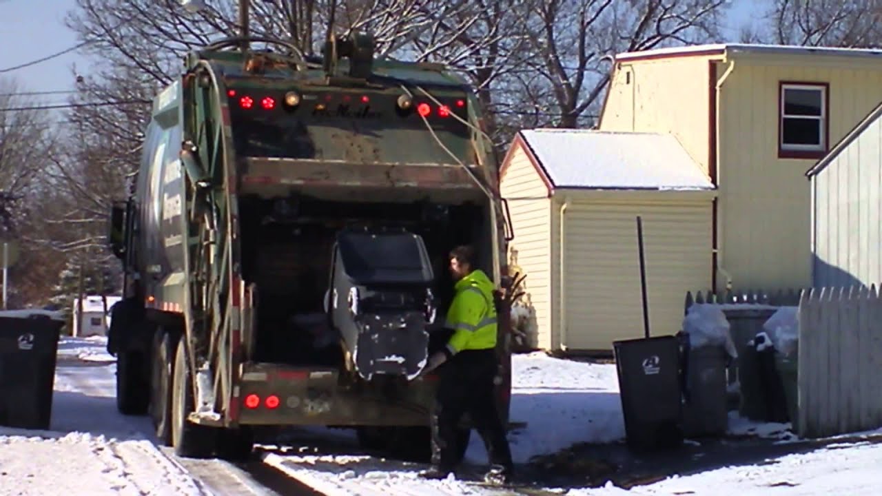 Advanced Disposal Truck 3025 part 3 - YouTube
