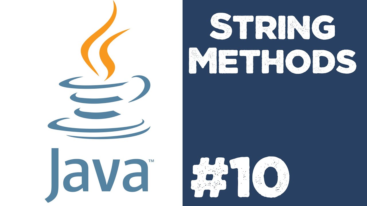 Introduction To Java Video10 String Methods Quick Programming