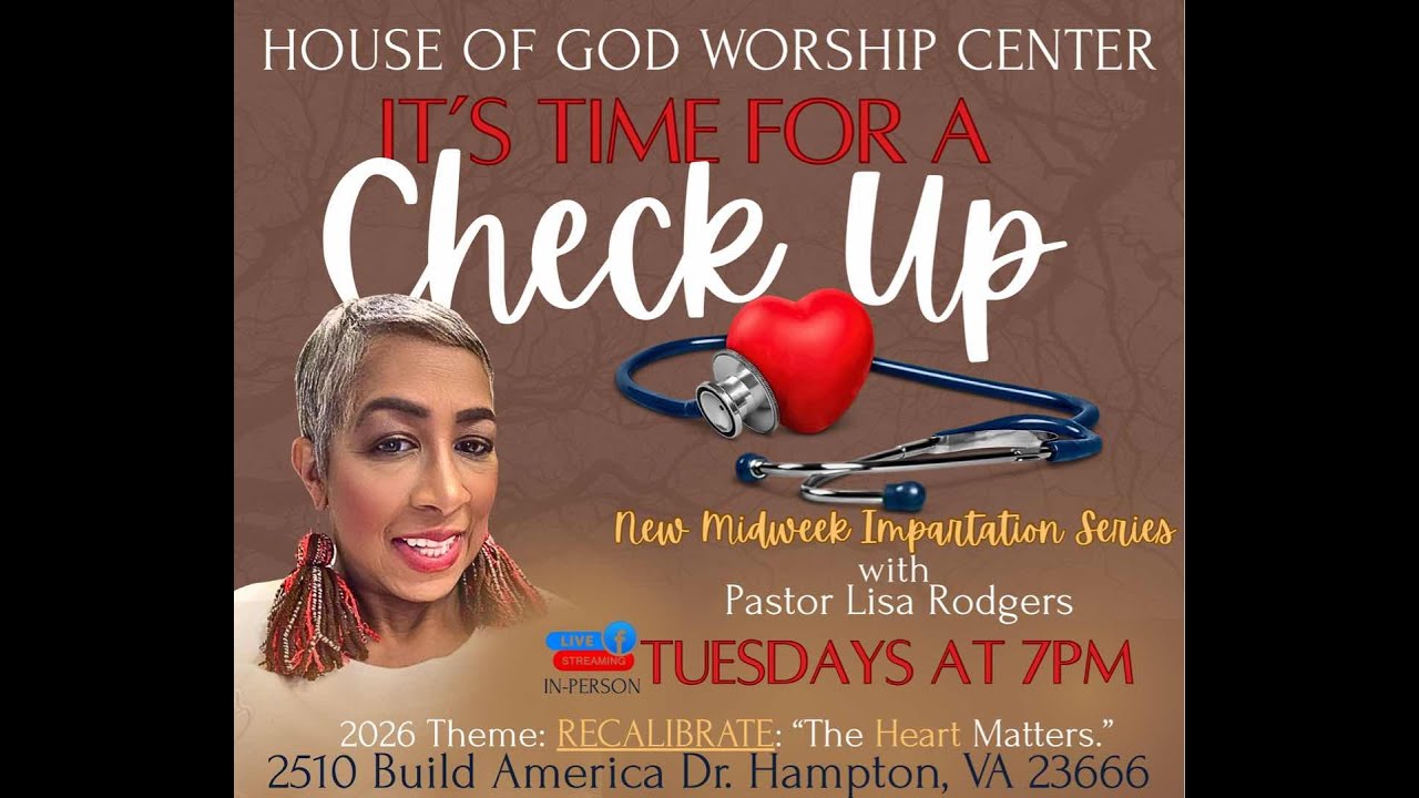 Midweek Impartation | It’s Time For A Check Up!! | Pastor Lisa Rodgers ...