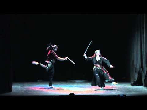 Lebanese Dabke Duet with sword - YouTube