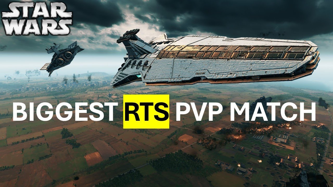 STAR WARS BIGGEST RTS PVP MATCH! - YouTube