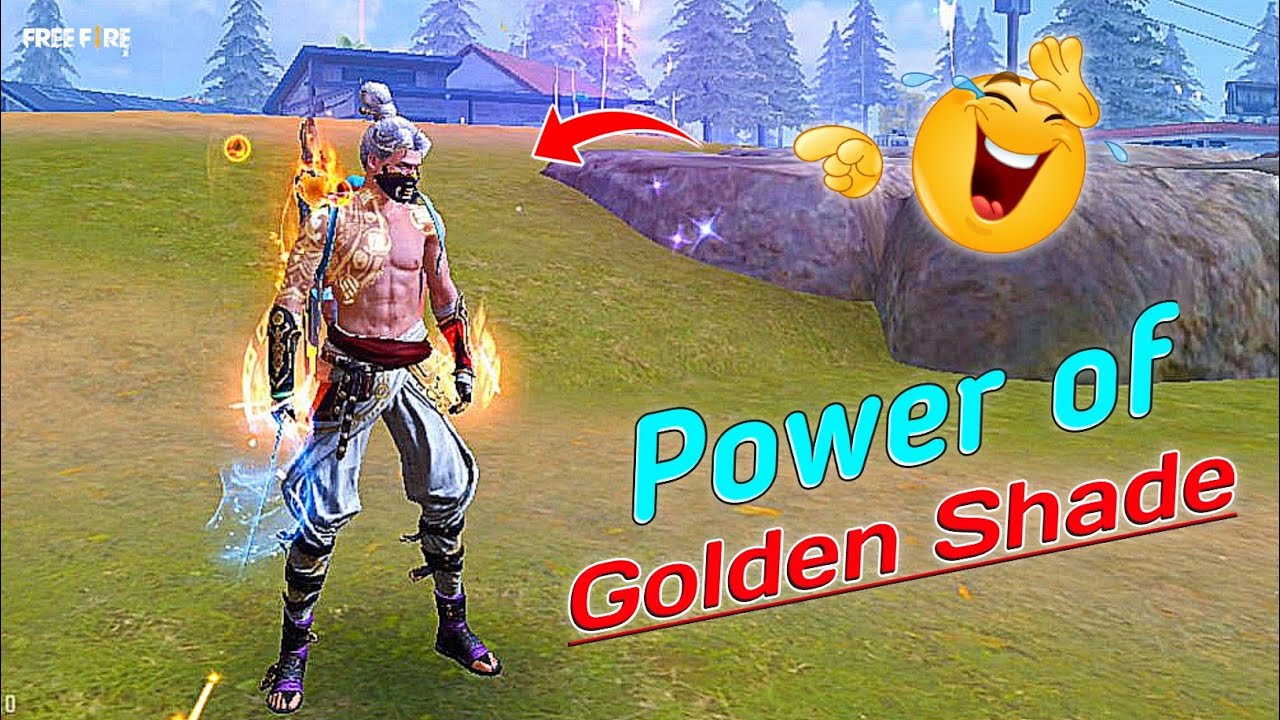 POWER OF GOLDEN SHADE | FREE FIRE GAMEPLAY VIDEO | FREE FIRE FUNNY ...