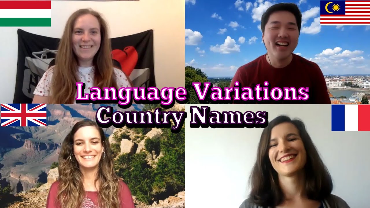 Language Variations: Country Names in Different Languages - YouTube