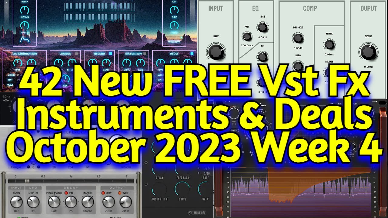 42 New FREE VST Plugins, Vst Instruments, Sample Packs & Black Friday ...