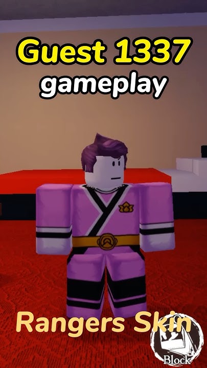 GUEST 1337 RANGERS SKIN GAMEPLAY #roblox #forsaken #viral #edit #fyp - YouTube