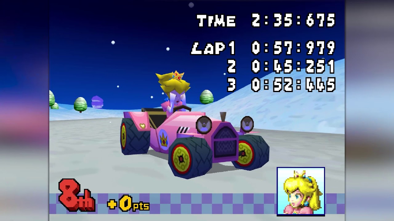 MARIO KART 64 tracks in MARIO KART DS | Flower Cup | MKDS N64 Circuit ...