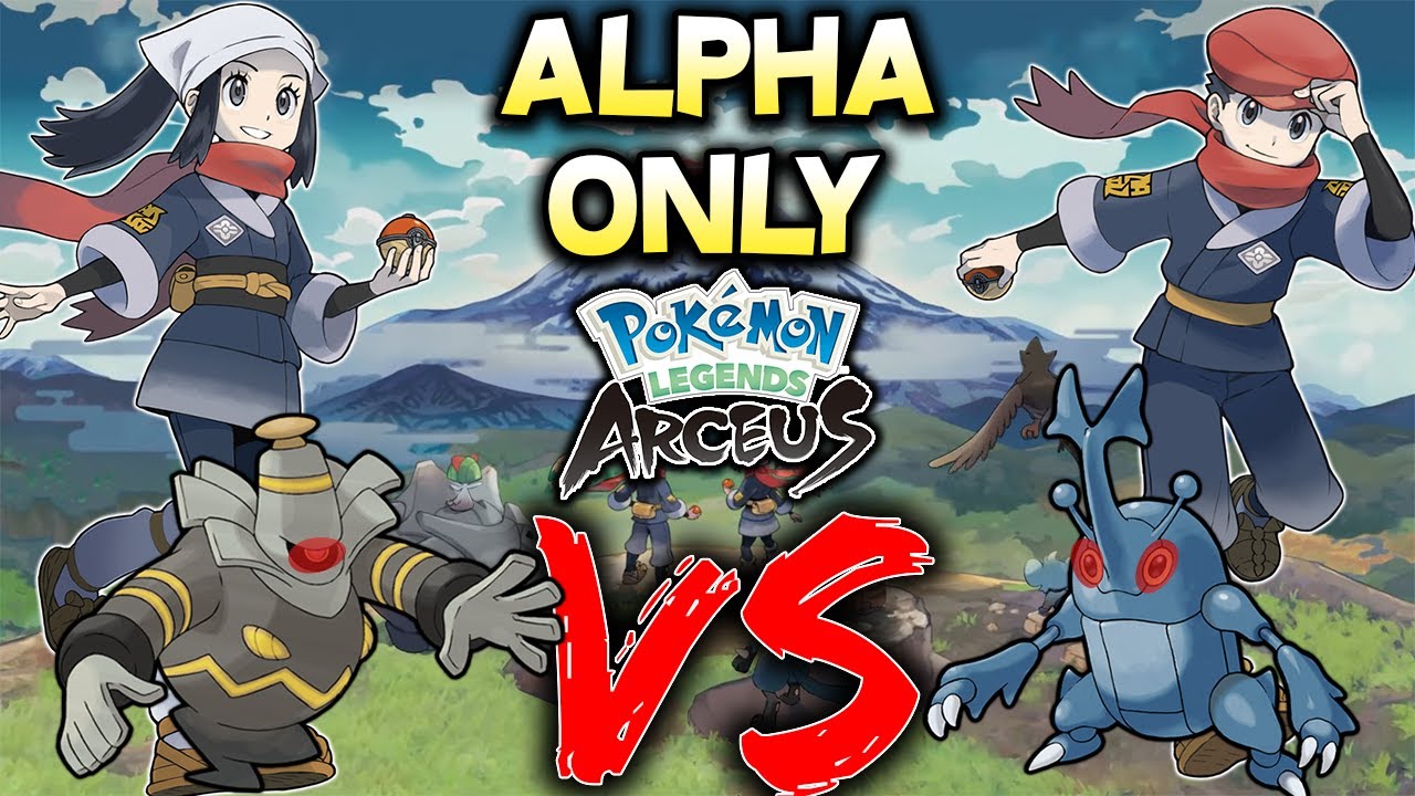 We Can Only Catch ALPHA POKEMON... Then we FIGHT! Pokemon Legends ...