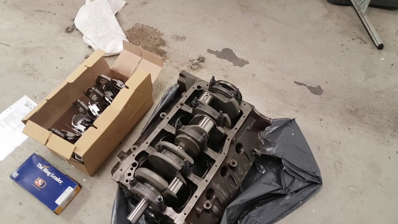 Part 2 Ford 408W block arrive from machines shop - YouTube