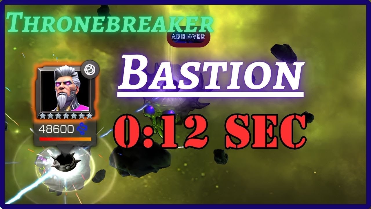 Bastion Melted in 12s | Easy Solo | Thronebreaker EQ | MCOC | - YouTube