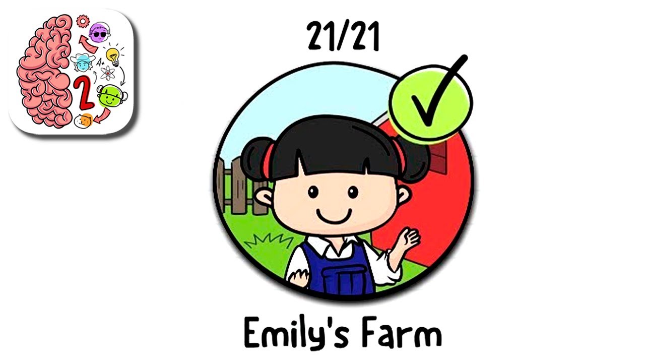 Brain Test 2 Emily's Farm Walkthrough Levels 1-21 - YouTube
