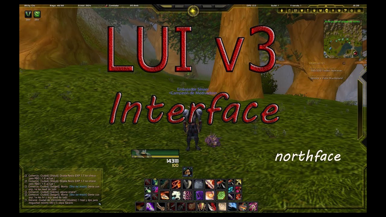 World of Warcraft - LUI v3 Interface Español ( Pandarian 5.2 ) - YouTube