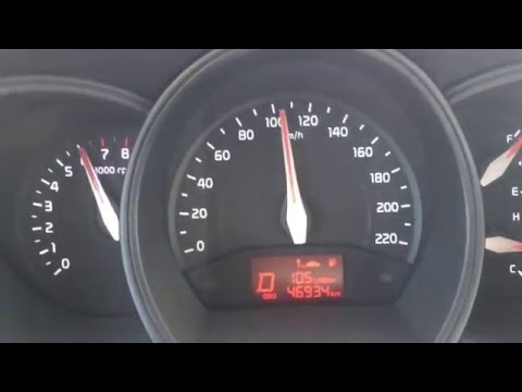 0-TOP SPEED 2015 KIA RIO 1.4I 80 KW (108 ps)