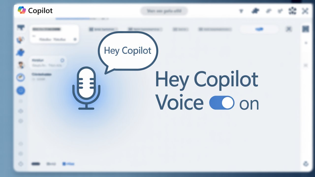 Turn On “Hey Copilot” Voice Commands – Start Copilot Hands-Free - YouTube