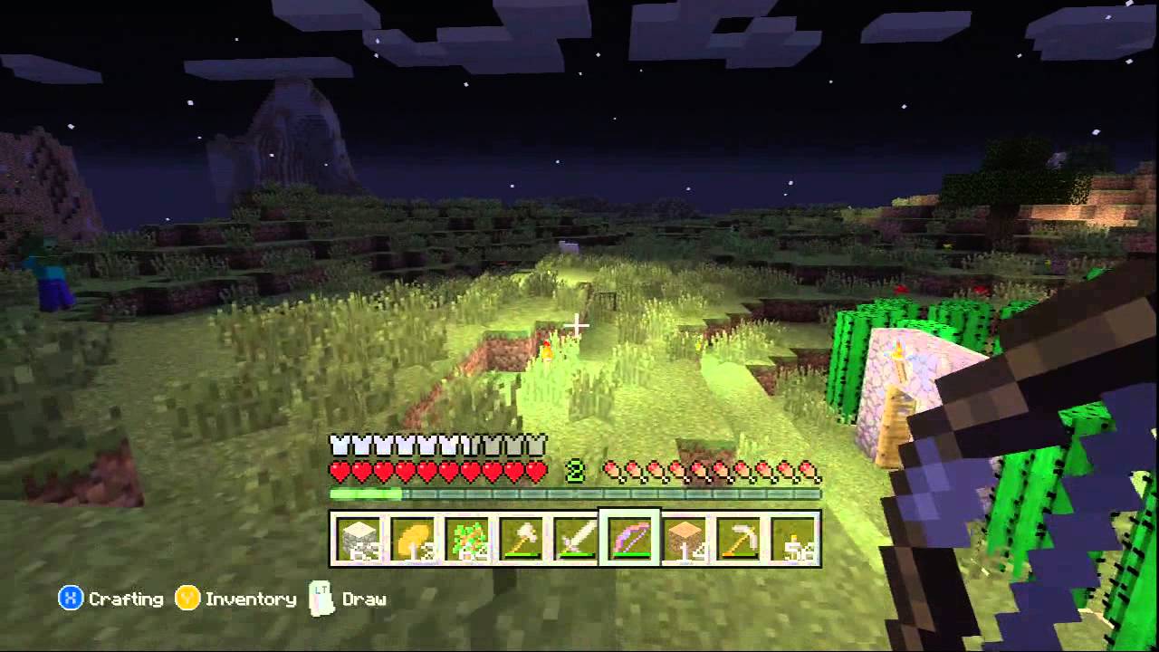 Minecraft Xbox 360 Bow Flame 4J Studios Mojang SashimiX Sashimi X 2 ...