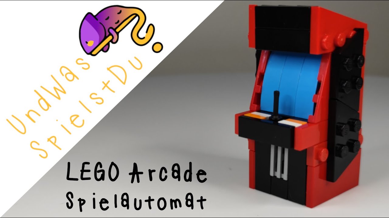 🧱 LEGO® idea MOC - easy to build - ARCADE Machine Spielautomat TUTORIAL ...