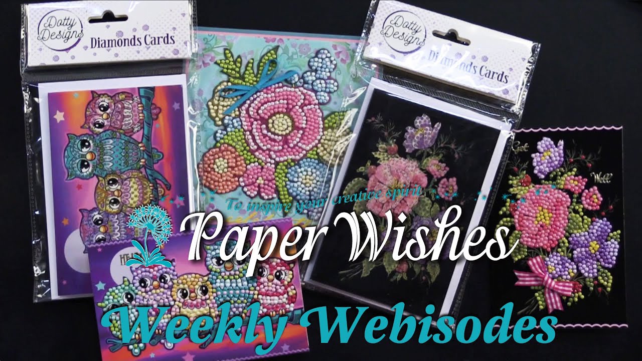 Diamond Painting Diamond Card Kits by Dotty Designs - YouTube