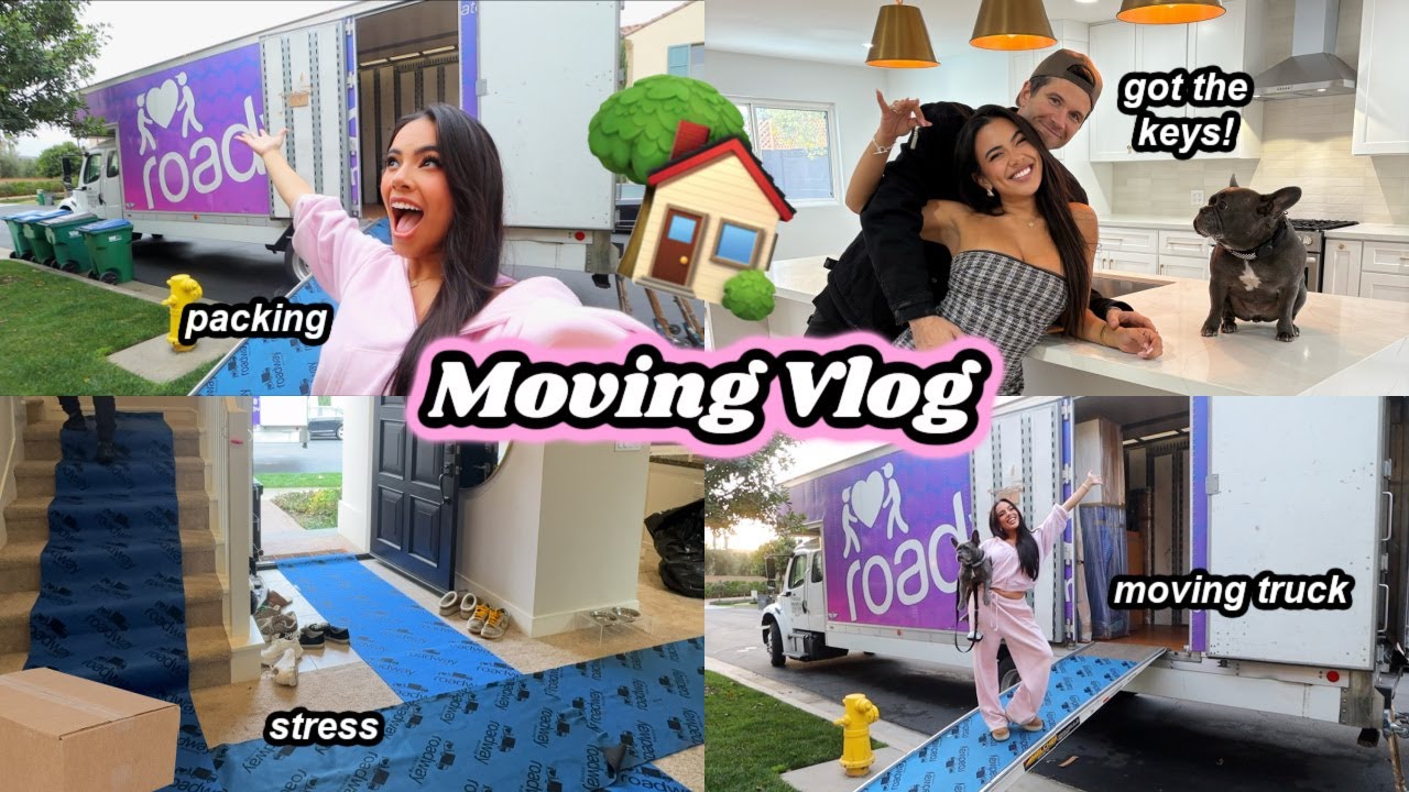 MOVING VLOGS: Got the Keys & Packing the Moving Truck! - YouTube
