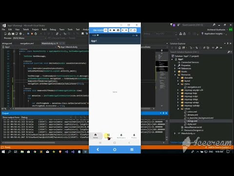 HOW TO CREATE BOTTOM NAVIGATION IN XAMARIN FOR BEGINNERS FAST AND EASY ...