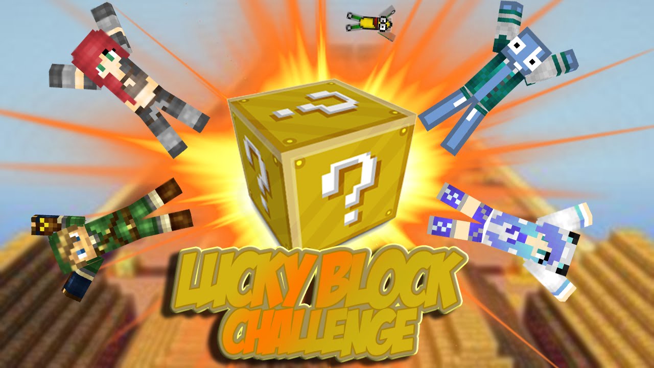 Minecraft: LUCKY BLOCK CHALLENGE #07 - ARENA !!! (Blue Lucky Block Mod ...