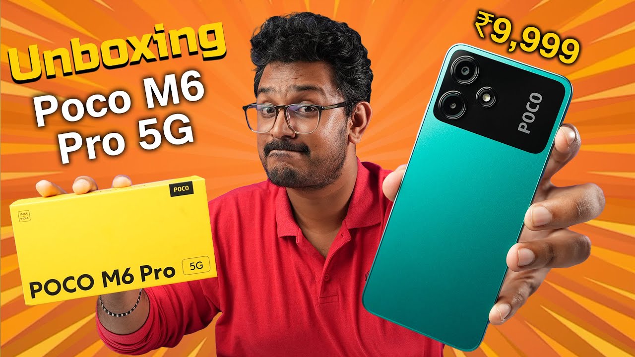 POCO M6 Pro 5G unboxing in ಕನ್ನಡ⚡ಕೇವಲ ₹9,999⚡Snapdragon 4 Gen 2, IPS ...
