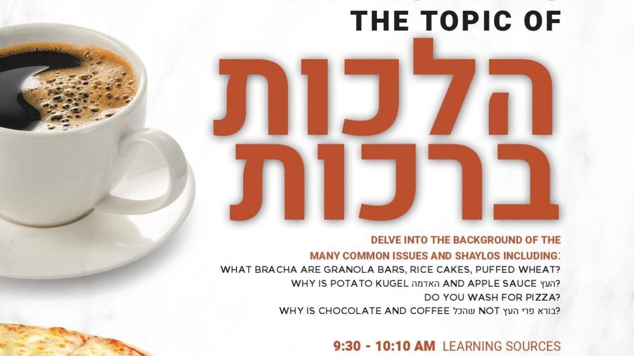 Sunday Morning Chabura - Hilchos Brachos - YouTube