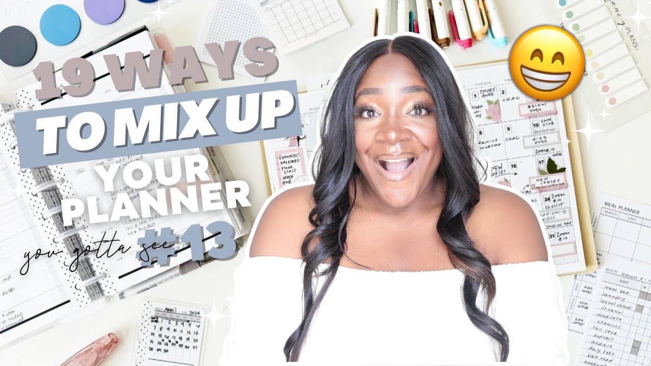 Bored With Your Planner? 19 Ways To Mix It Up 😁 - YouTube