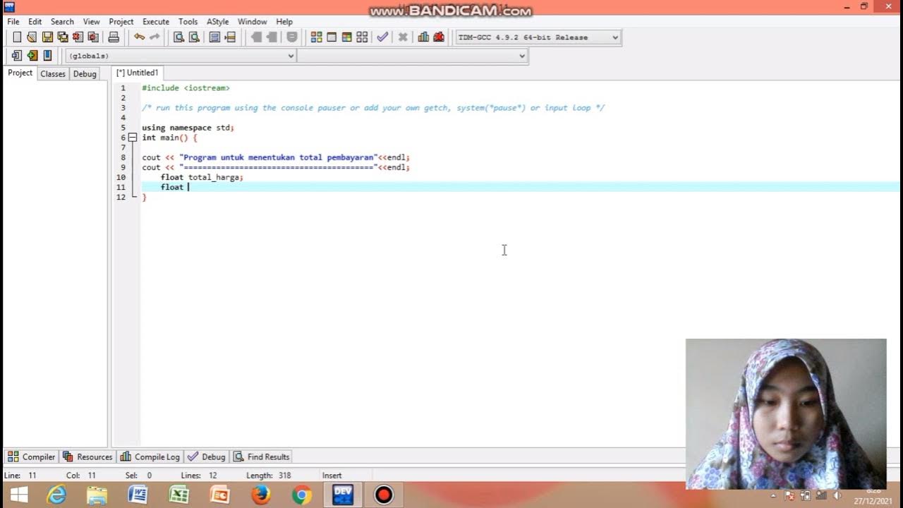 Tugas Akhir Pengantar Coding - YouTube