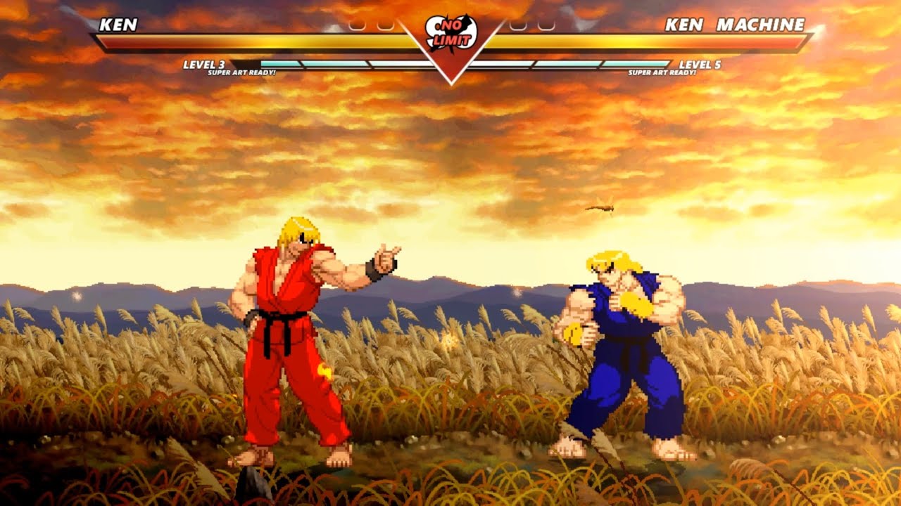 FIRE KEN vs KEN MACHINE - The most epic fight ever made 🔥 - YouTube