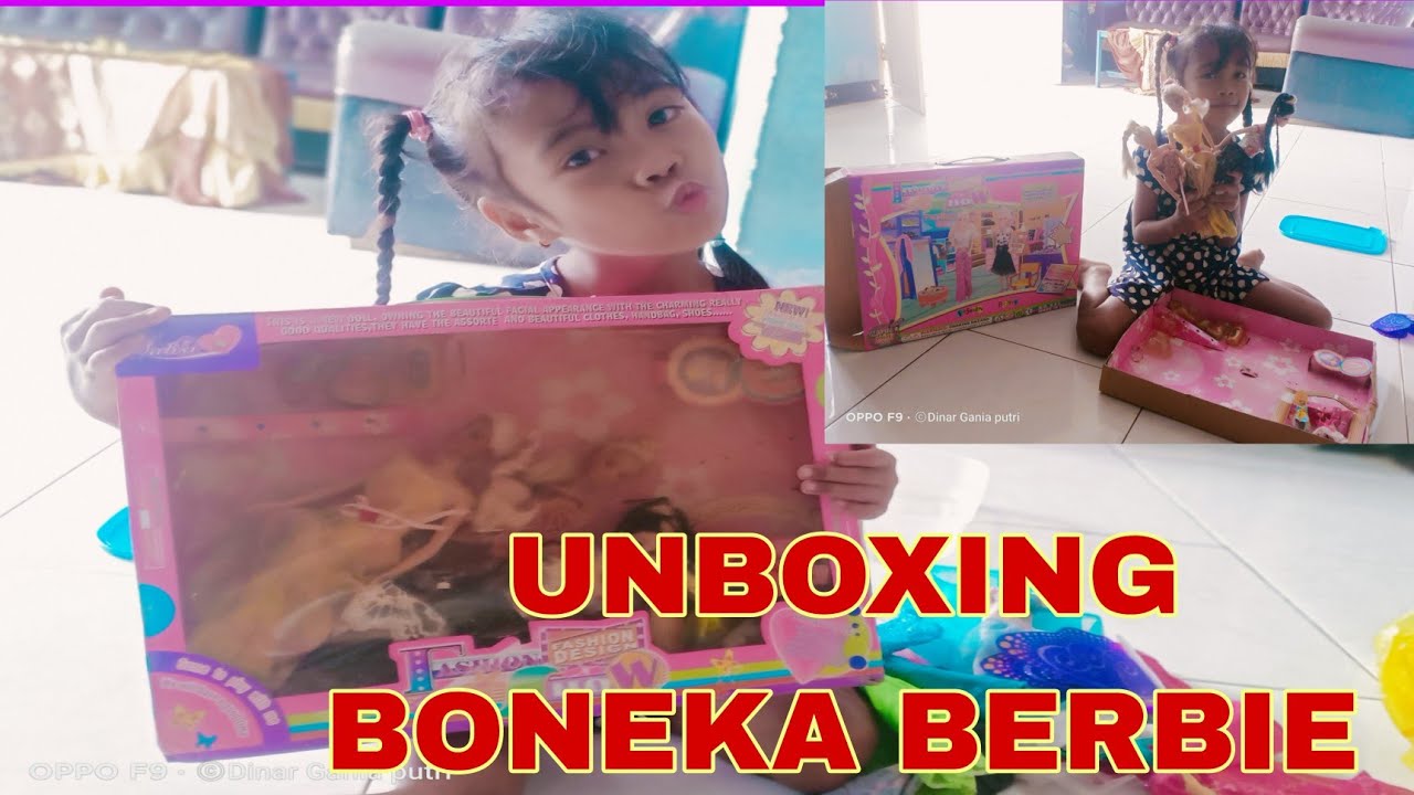 UNBOXING BONEKA BERBIE BERBIENYA LUCU-LUCU#bermain boneka#mainananak ...