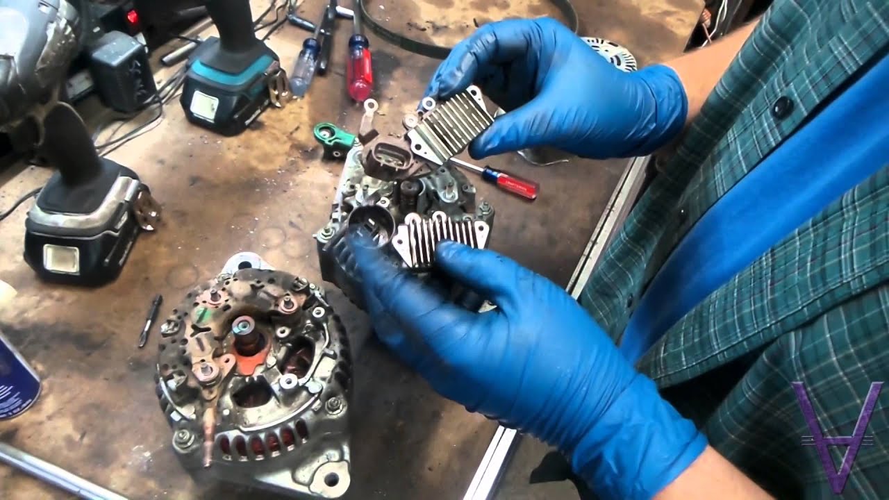 4AGE 20V to 16V Alternator Conversion - YouTube