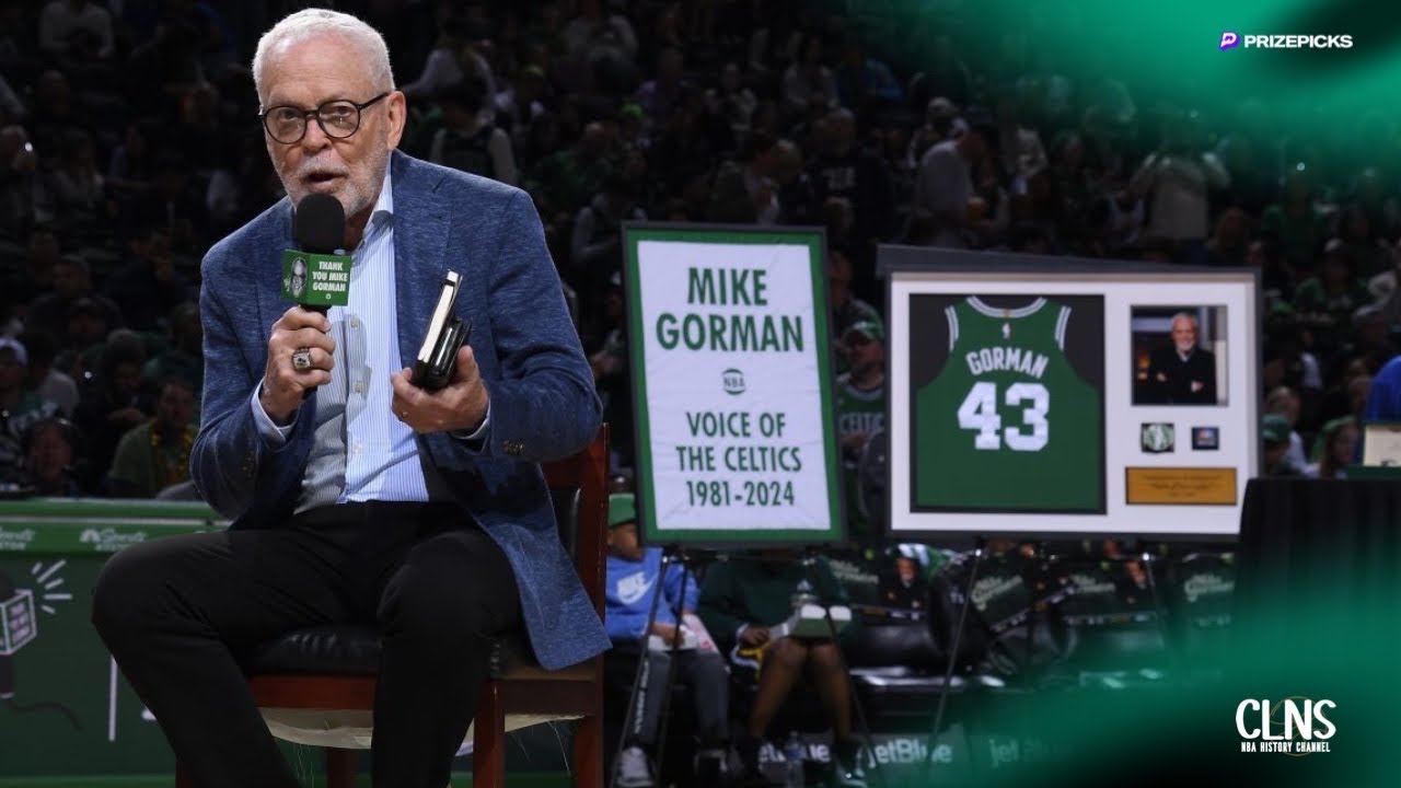 Mike Gorman Day in Boston 🍀 Celtics Pay tribute to Legendary ‘Voice’ of ...