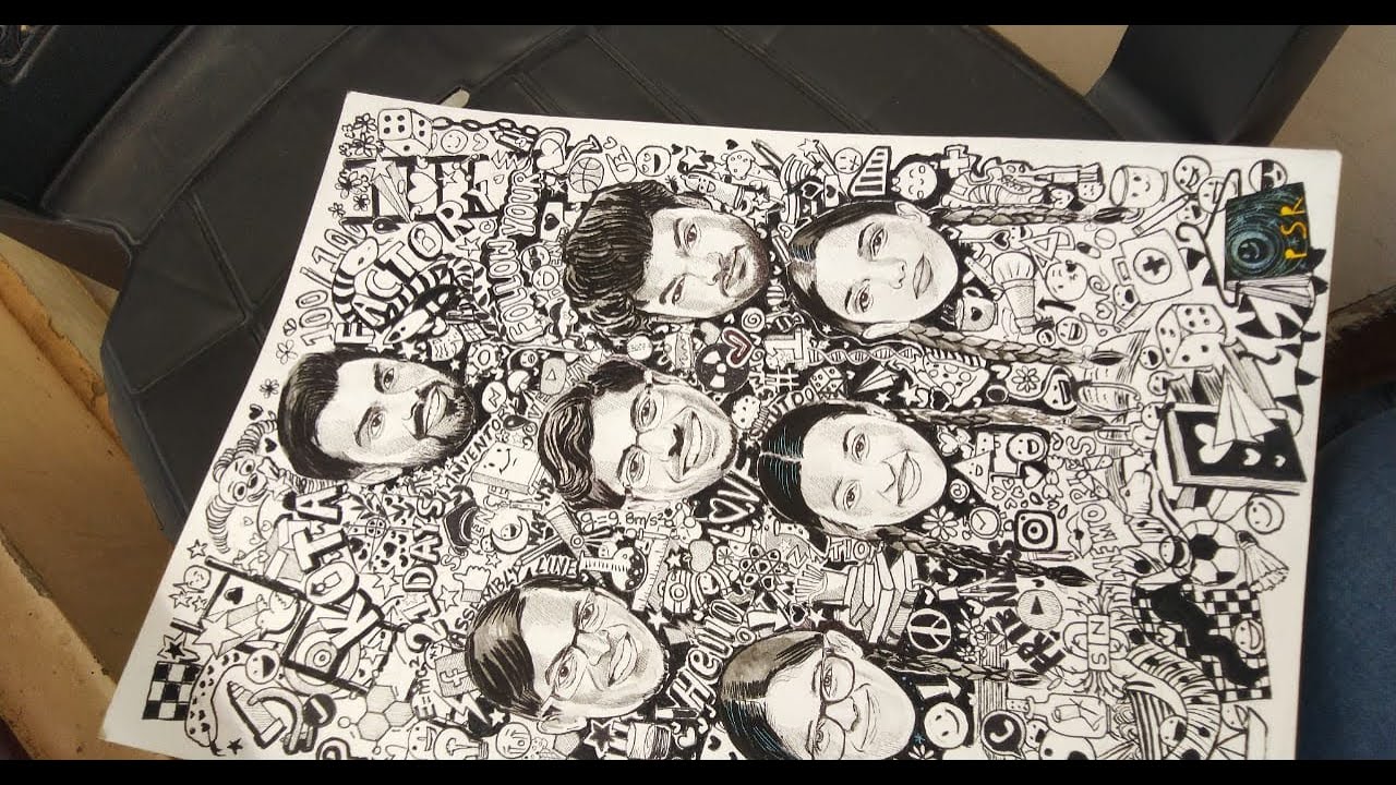 KOTA FACTORY | Doodle Artwork | Speed Drawing #kotafactory #tvf # ...