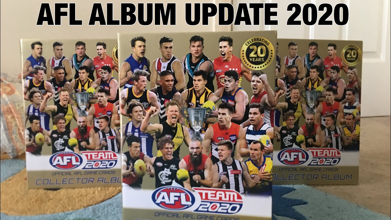 AFL TEAMCOACH COLLECTION ALBUM UPDATE - YouTube