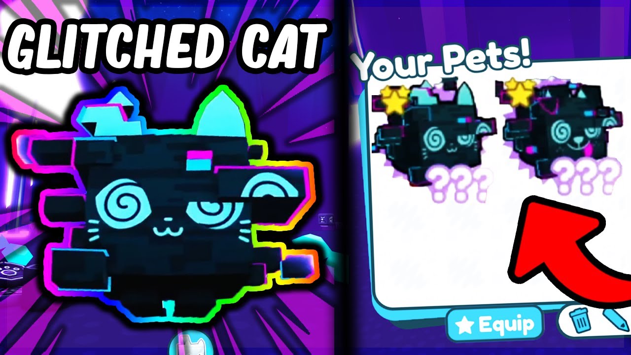 I GOT GLITCHED CAT and GLITCHED DOG in Pet Simulator X *NEW UPDATE ...
