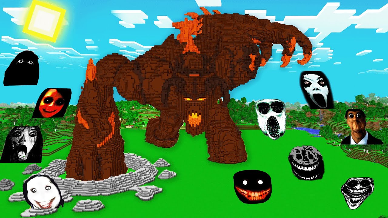 SURVIVAL GIANT DEMON BASE JEFF THE KILLER and SCARY NEXTBOTS in ...