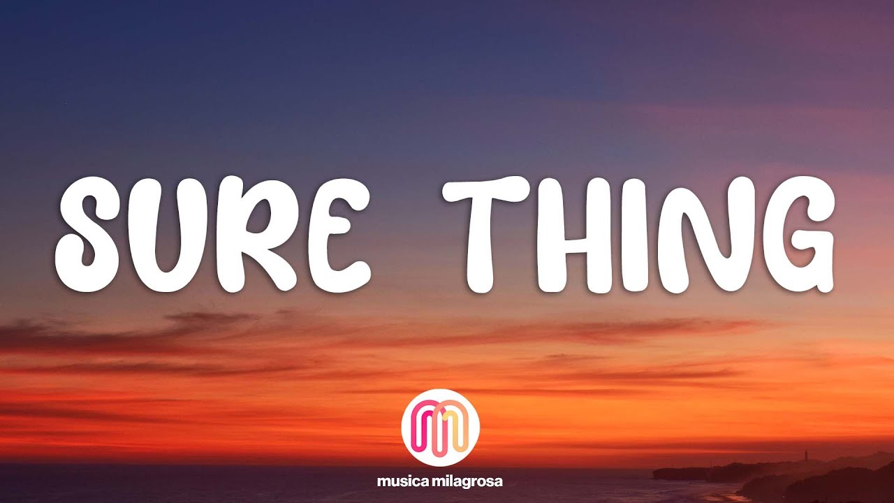Miguel - Sure Thing (sped up) (Lyrics) - YouTube