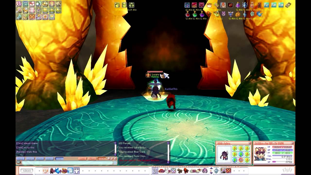 Lunaria FlyFF - Kalgas Cave - YouTube