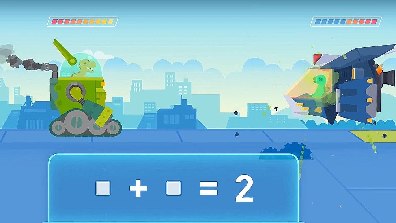 Dinosaur Math - Dinosaur Math Game for Kids 恐龍數學 兒童遊戲學習 - YouTube