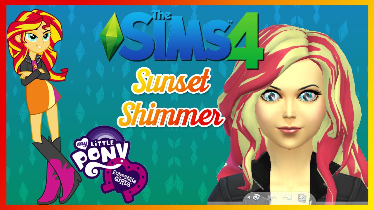 ♦ The Sims 4: Create a Sim | Sunset Shimmer | Equestria Girls ...