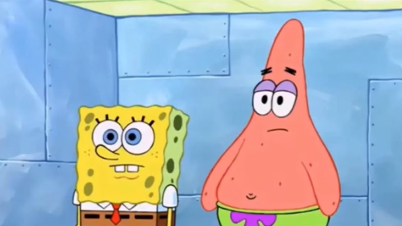 Spongebob and Patrick waiting in the elevator - YouTube