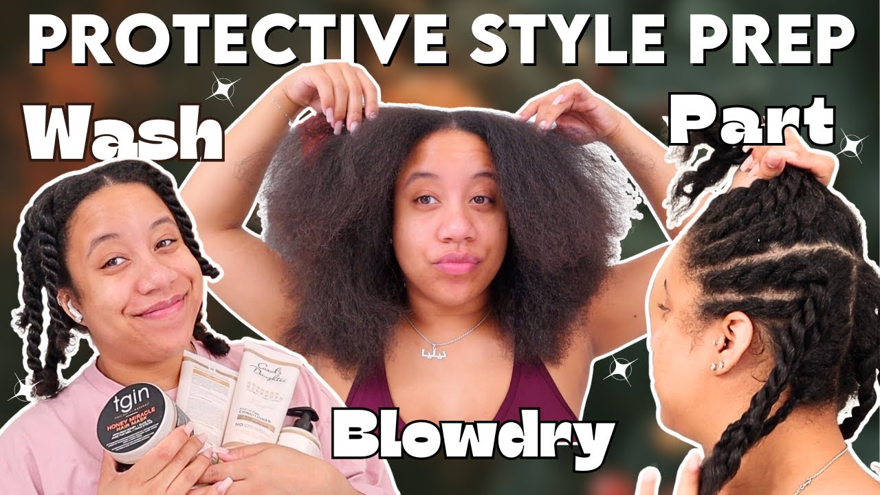 Do THIS Before Your Next Protective Style | How to Prepare Fine Natural ...