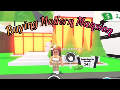 Tour of Modern Mansion || Adopt Me 💗 - YouTube