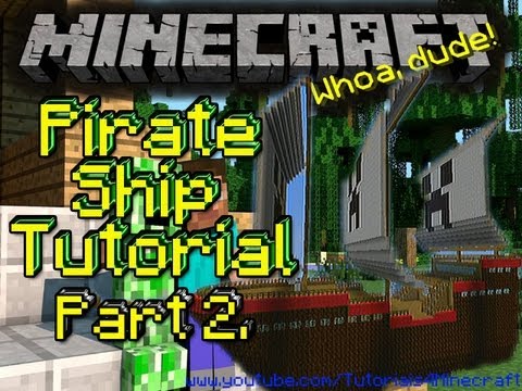 Pirate Ship Tutorial Part 2 (Front) Minecraft Xbox Edition!!!! - YouTube