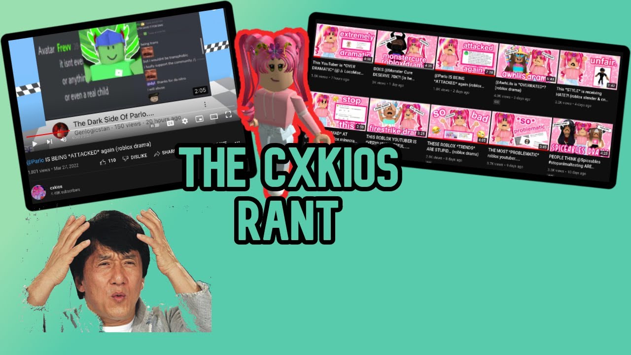 The Cxkios *RANT* Roblox Drama (Parlo Clone) - YouTube