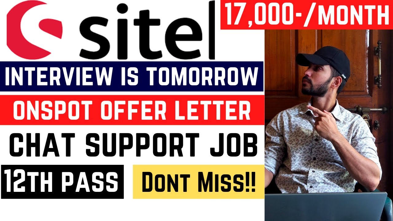 Sitel Hiring Freshers | Sitel Onspot Offer Letter Job | Sitel ...