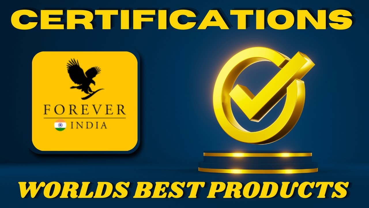 Certifications of worlds No 1 Brand FOREVER LIVING PRODUCTS #flpindia # ...