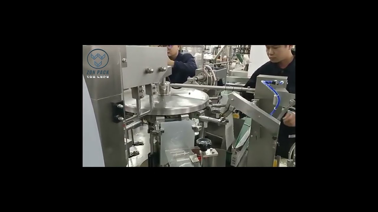 ZON PACK Liquid Rotary packing system - YouTube